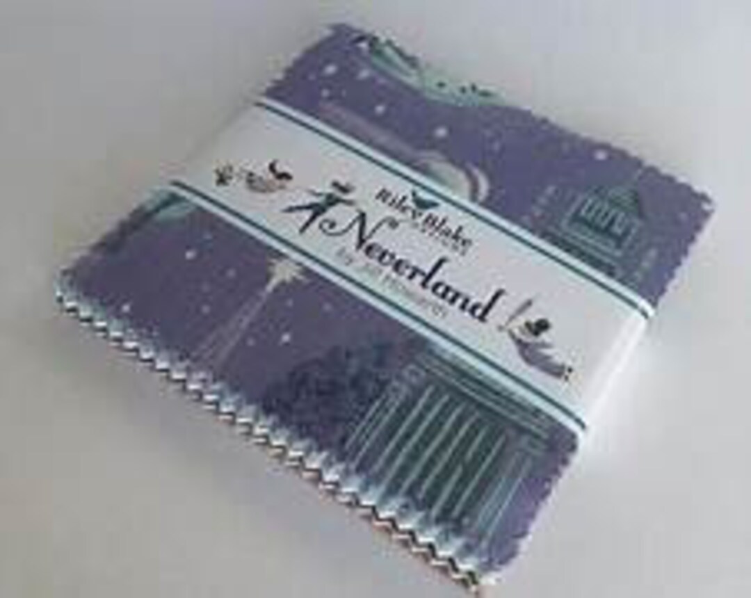Neverland Charm Pack Jill Howarth Riley Blake OUT OF PRINT Cotton ...