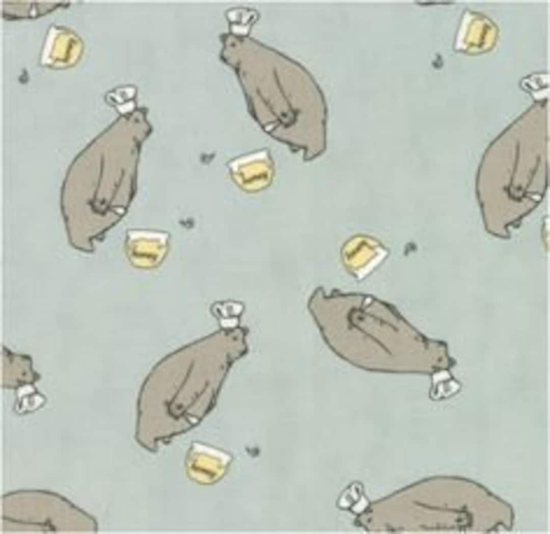 Darling Little Dickens 1/2 Yard Puddle Honey Bear - Moda - Out of Print ...