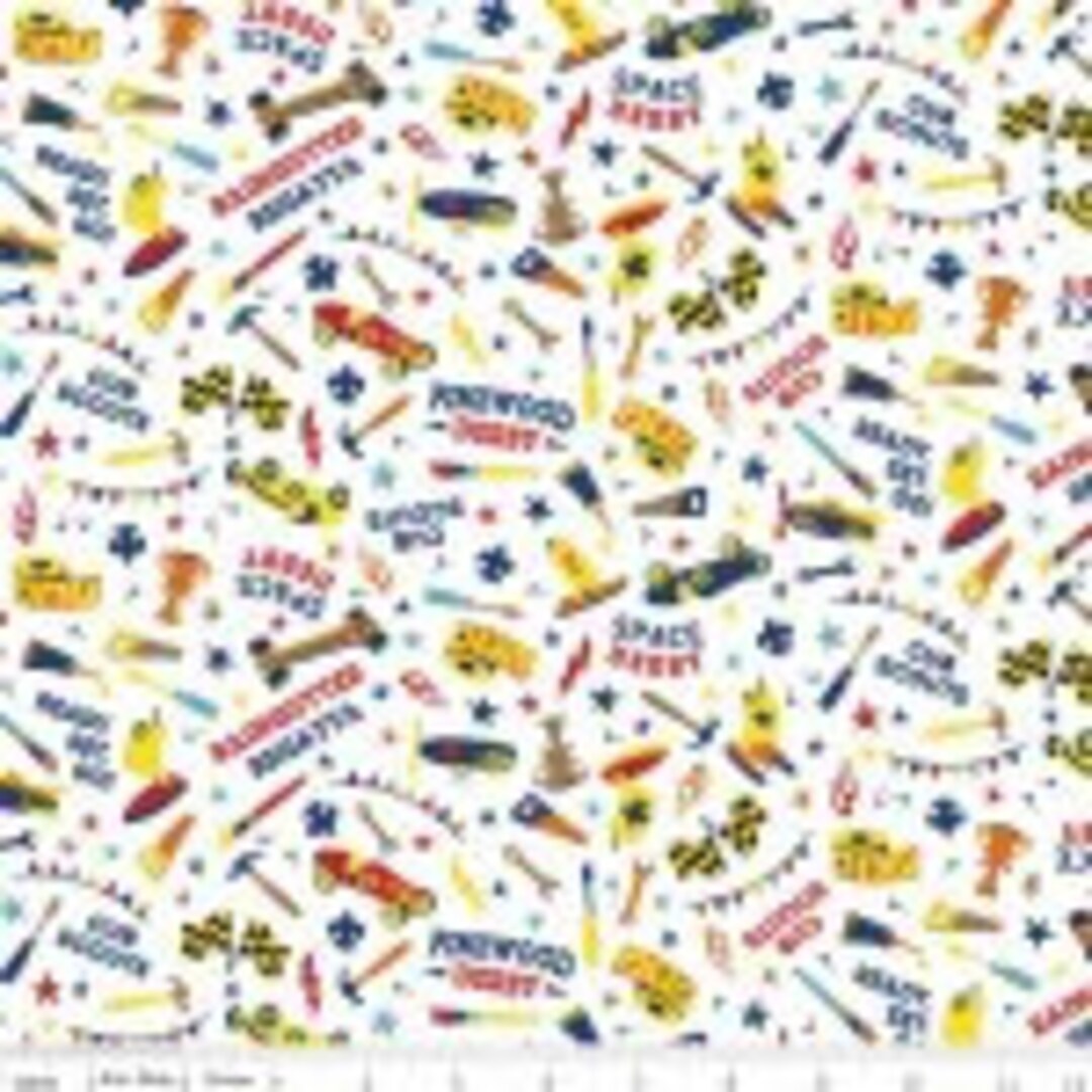 Boy Scout 1/2 Yard Cub Scouts C7201 Derby Riley Blake Designs - Out of ...