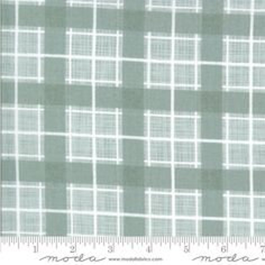 Juniper Continuous HALF YARD Frost Plaid 13203 14 - Kate & Birdie Paper Co. - Moda - Out of ...