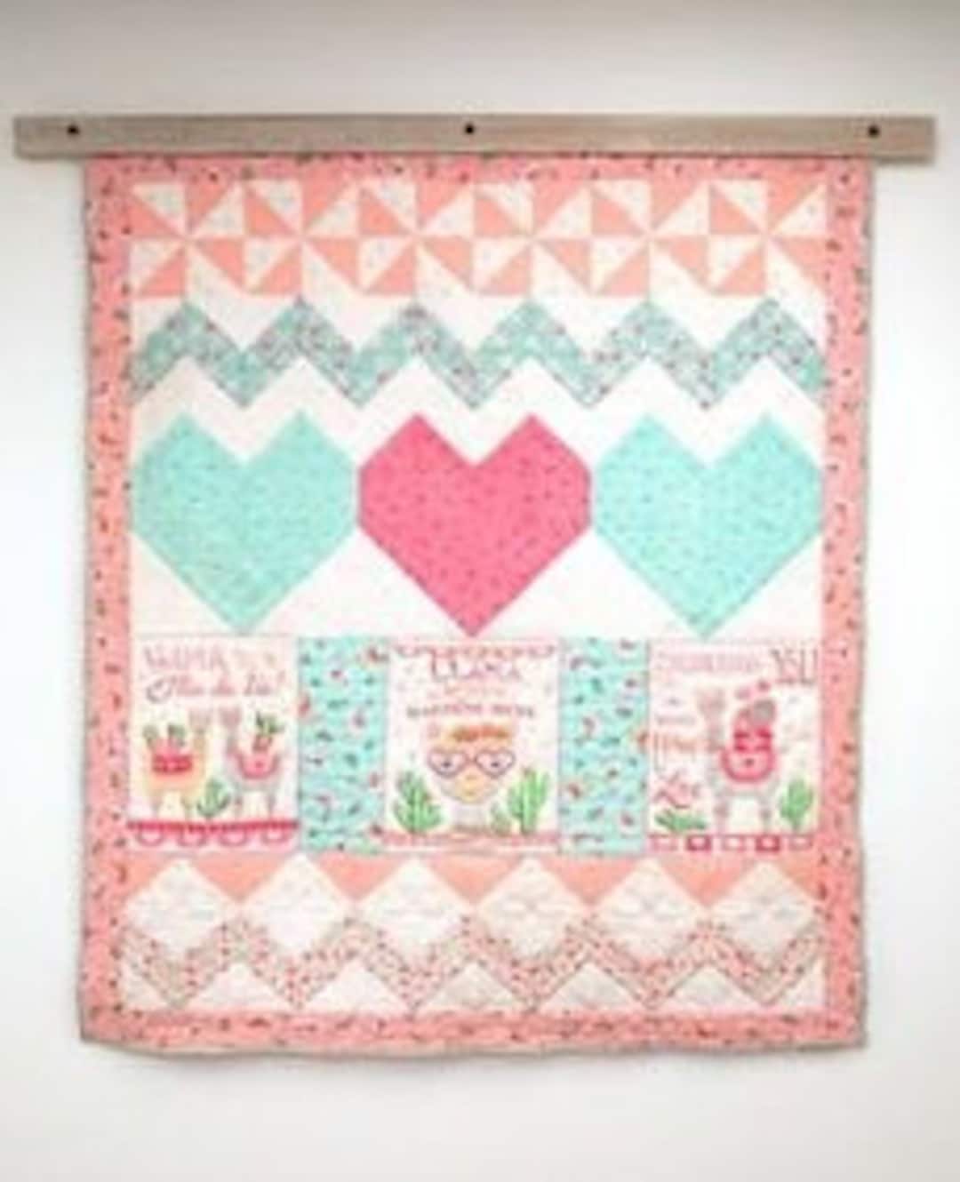 Llama Love Quilt Kit (52"x 64" ) - Deb Strain - Moda Fabric - 100% ...