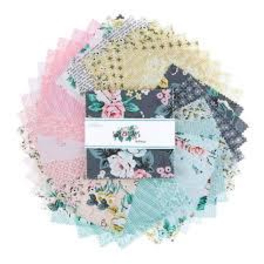 Splendor 5 Inch Stacker Jen Allyson Riley Blake My Mind's Eye Charm ...