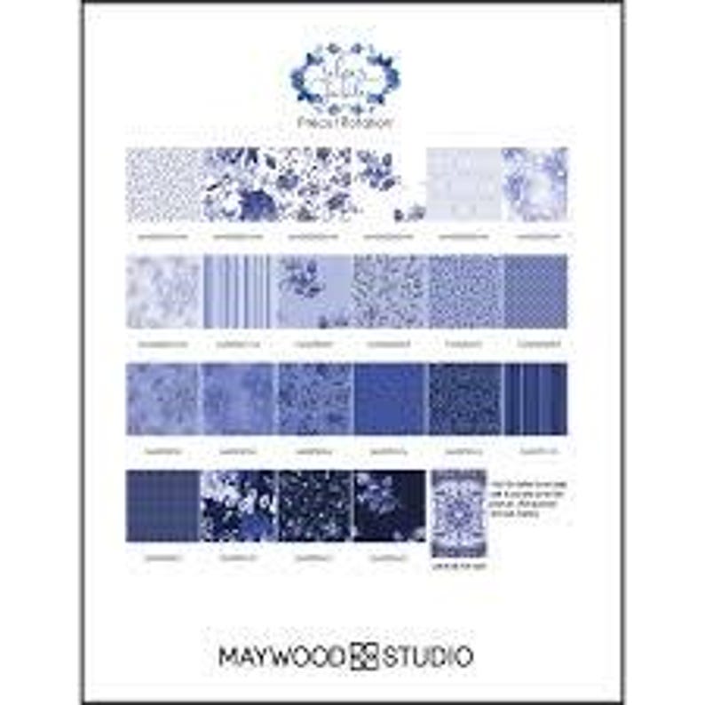 Silver Jubilee Quilt Kit Maywood Studio 61x67" Includes BACKING! Cotton ...