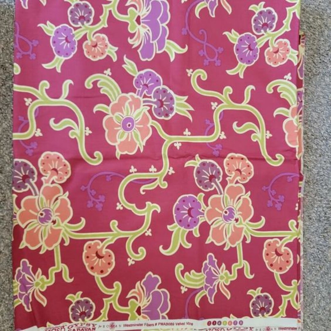 Amy Butler 1/2 Yard Gypsy Caravan Velvet Vine - Grape Out of Print ...