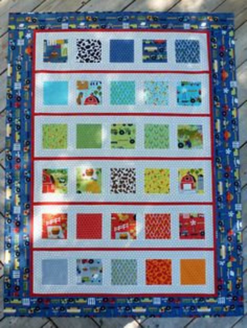 Oink A Doodle Moo Layer Cake by Jenn Ski for Moda Cotton | Etsy