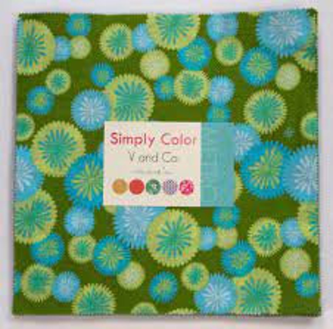 Simply Color Layer Cake V and Co. Moda 10800LC 42 Ten Inch Squares OUT ...