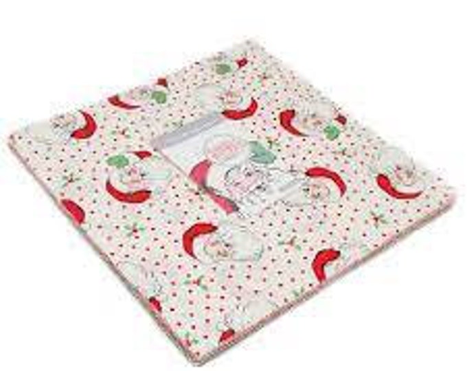 Swell Christmas Layer Cake Urban Chiks - Moda - Rare! -holiday Santa ...