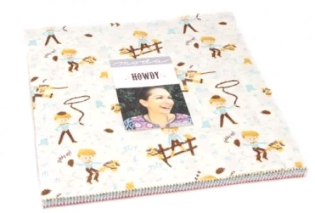Howdy Layer Cake Stacy Iest Hsu - Moda Cowboy OUT OF PRINT Fabric - Etsy