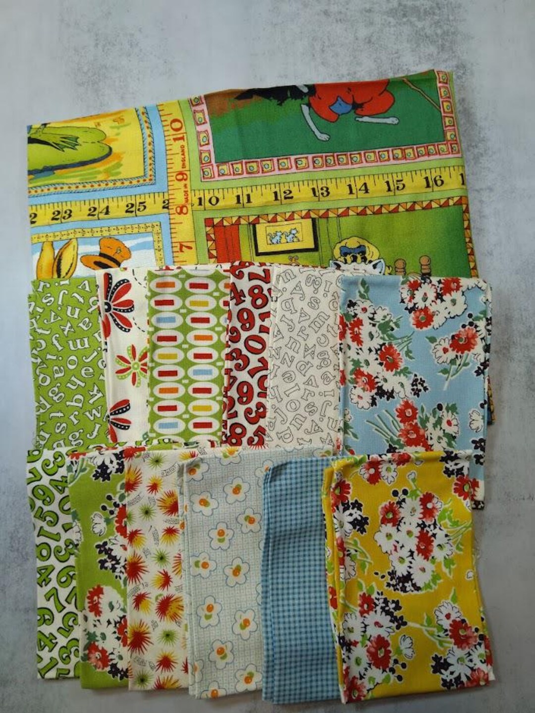 Building Blocks American Jane Panel and Fat Eighth Bundle, 12 Pcs Moda ...