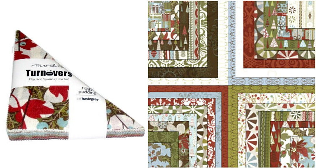 Figgy Pudding Turnover Basicgrey Moda Out of Print - Etsy