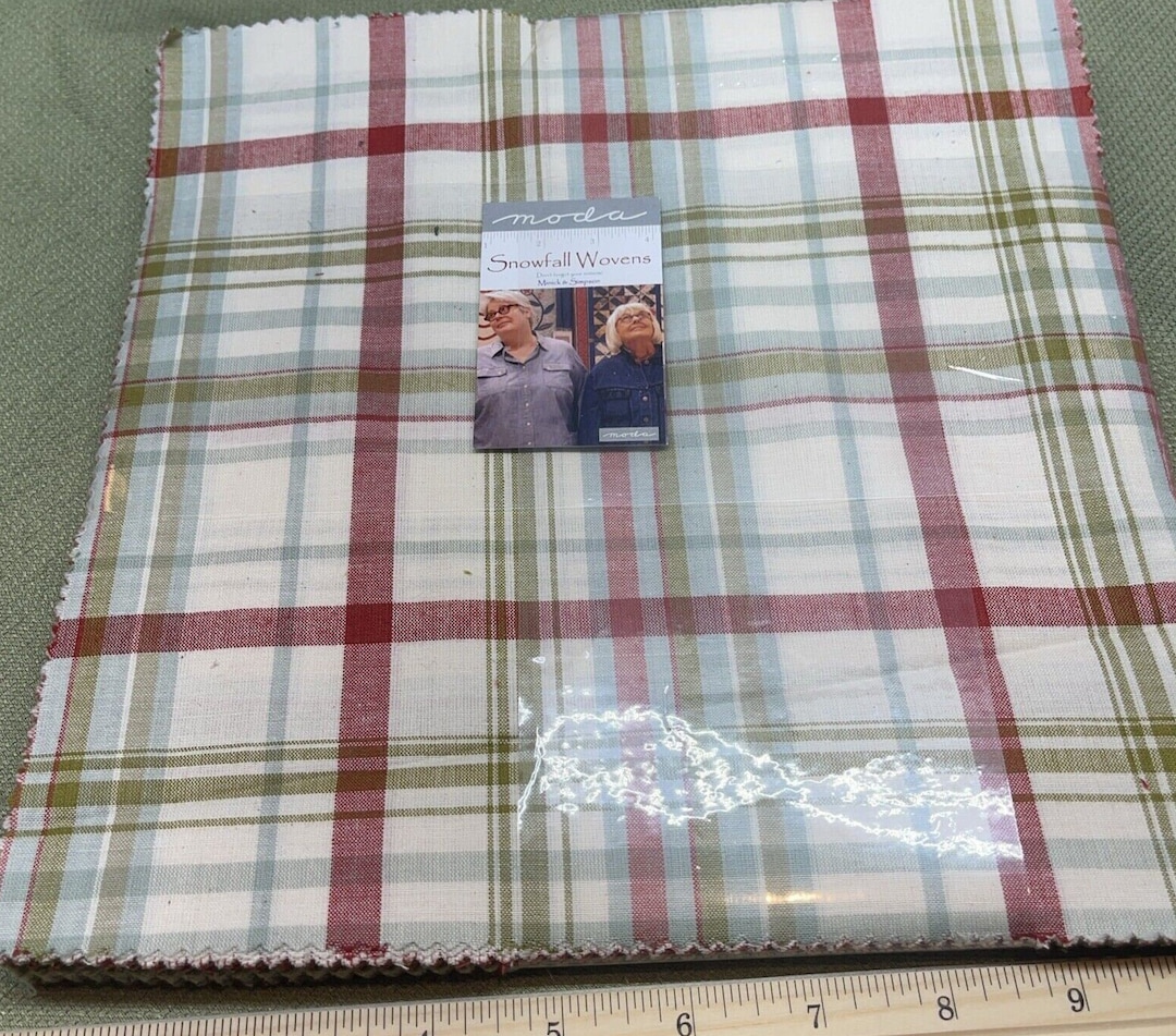 Snowfall Wovens Layer Cake Minick and Simpson Moda Precut Cotton Fabric ...