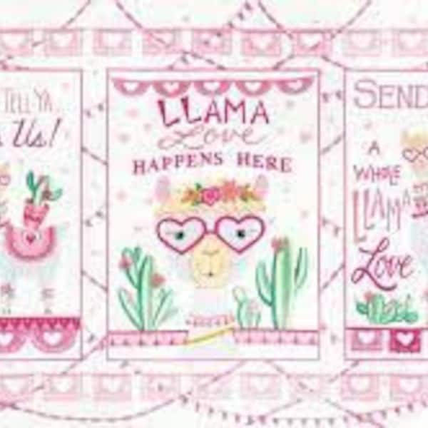 Llama Fabric Panel - Etsy