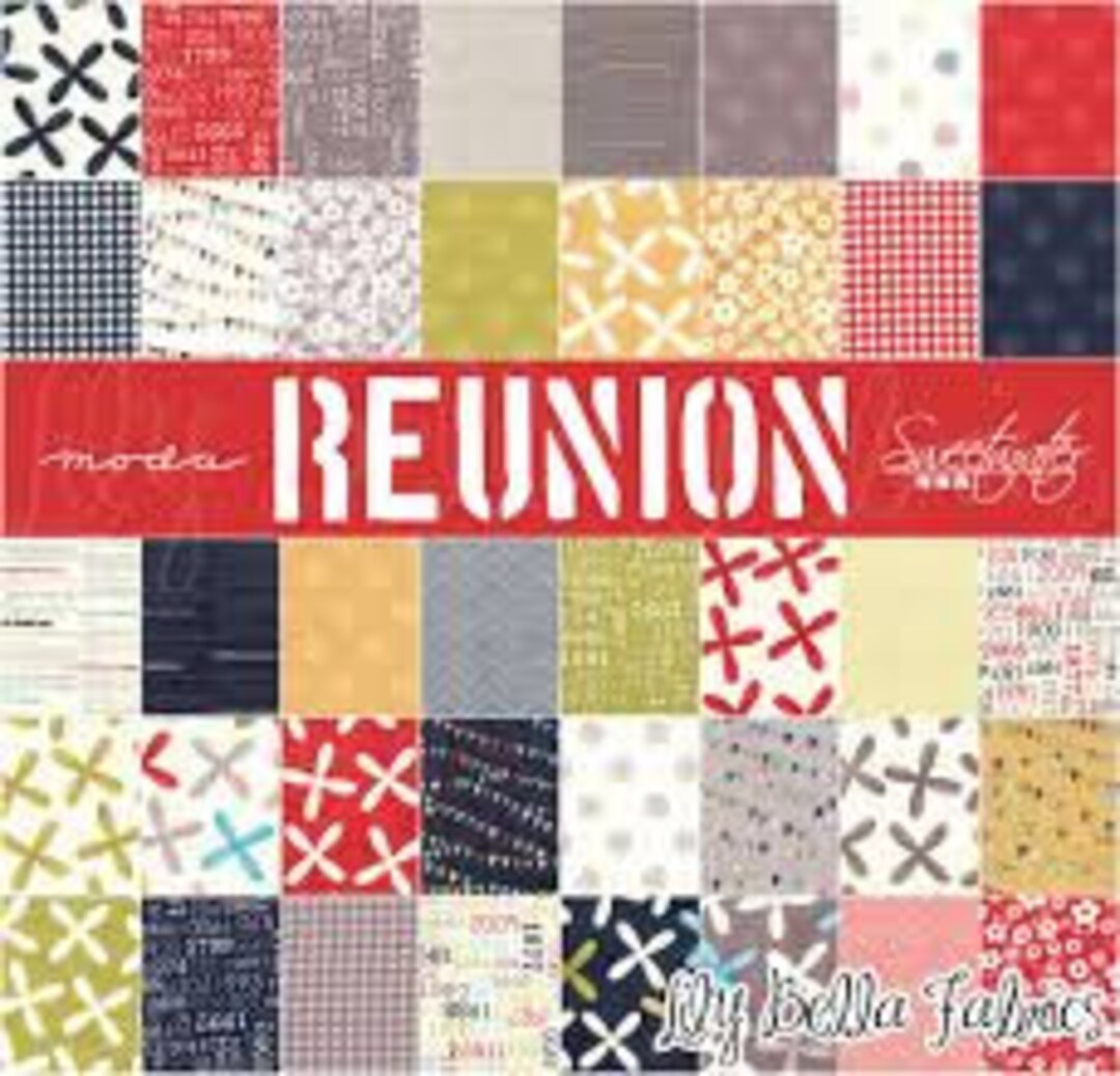 Reunion Moda Layer Cake by Sweetwater for Moda OUT OF PRINT Rare - Etsy