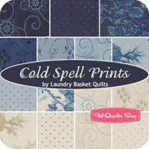 Cold Spell Prints Jelly Roll by Laundry Basket Quilts for Moda Fabric ...