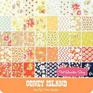 Coney Island 1/2 Yard Fig Tree 20283 17 Moda OUT OF PRINT Cotton Fabric ...