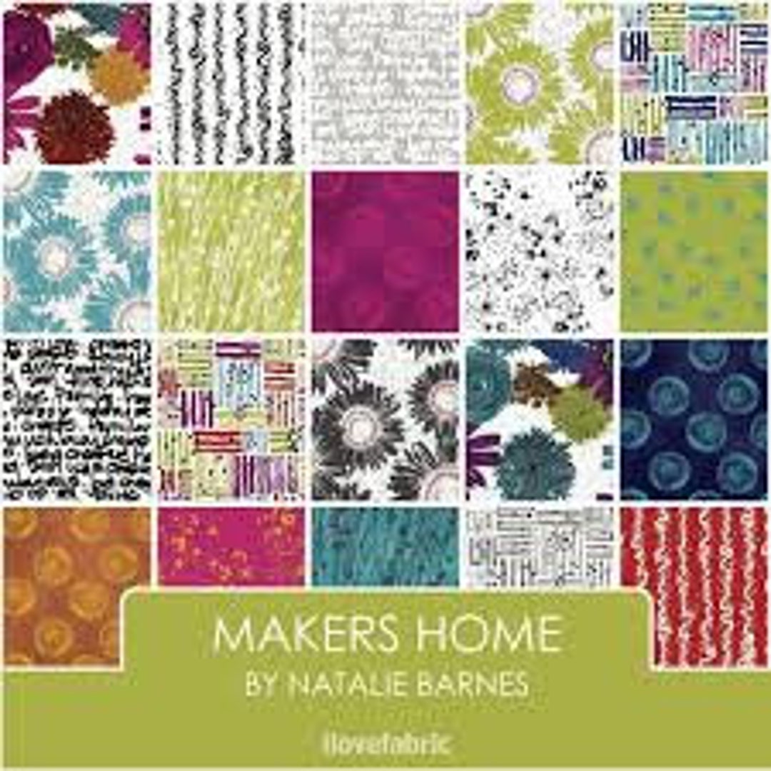 Maker's Home Jelly Roll Natalie Barnes Windham Fabrics OUT OF PRINT ...