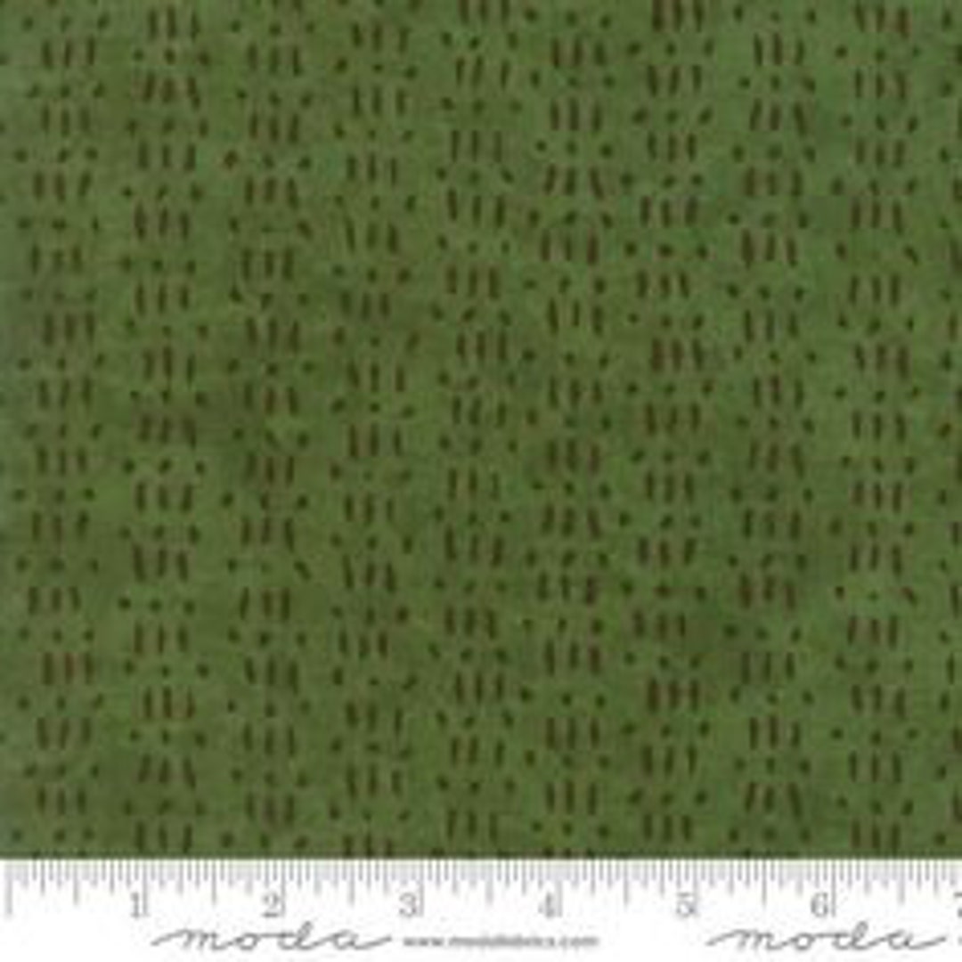 River Journey 1/2 Yard Holly Taylor Fern Dash Dot Moda - Out of Print ...