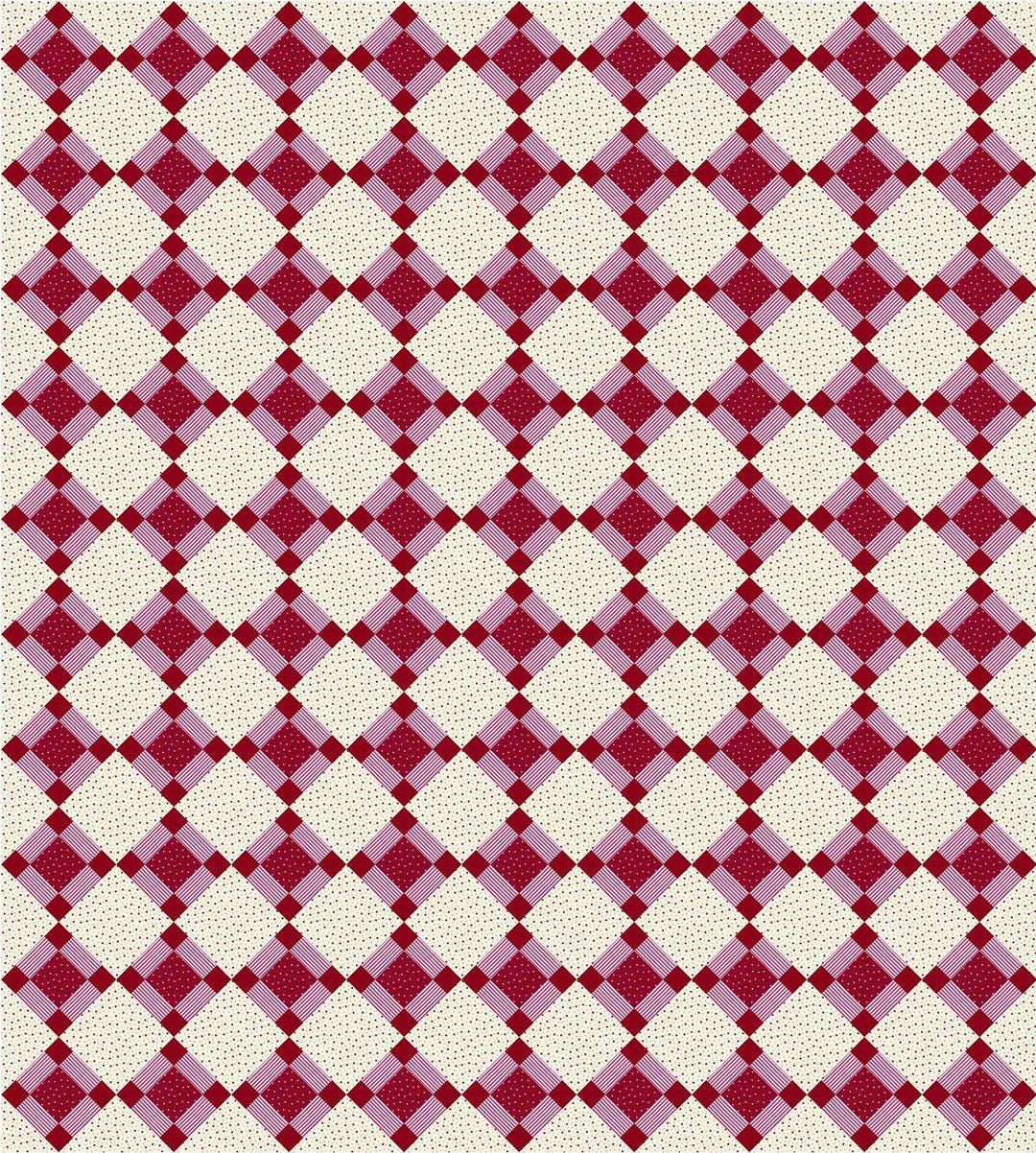 Santa Tracks Quilt Kit 76x85" Fabric ONLY Dear Santa Primitive ...