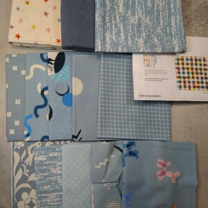 Perfect Picnic Quilt 67x67" Faded Jeans Colorway Ruby Star Society - Etsy