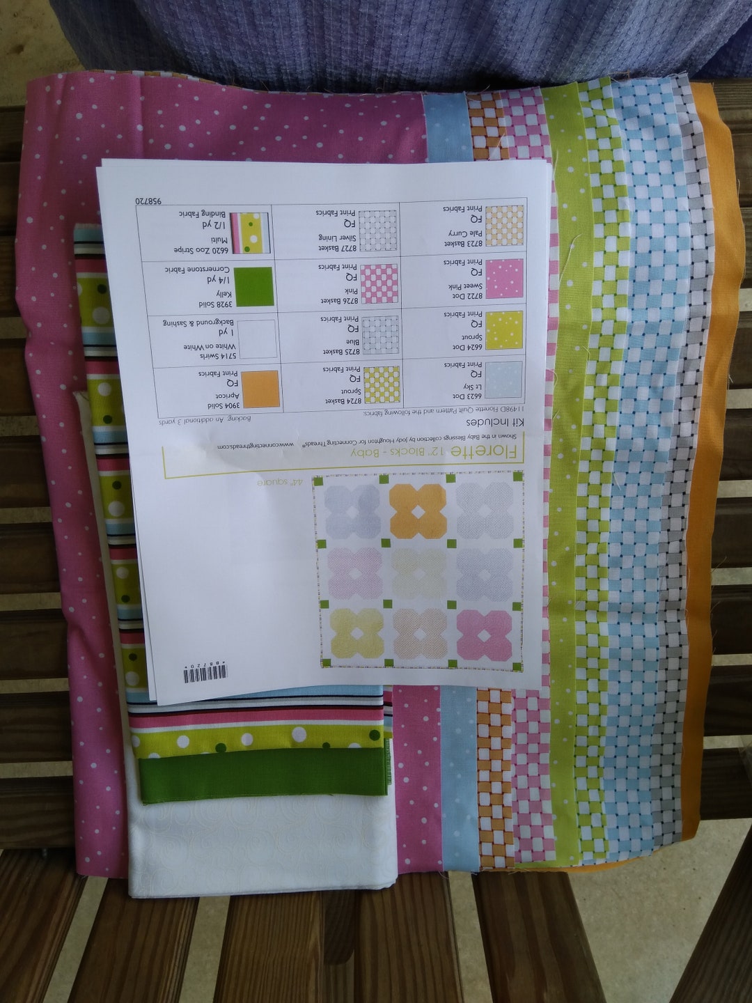 Connecting Threads Florette Quilt Kit Pattern by Jeni Baker - Etsy