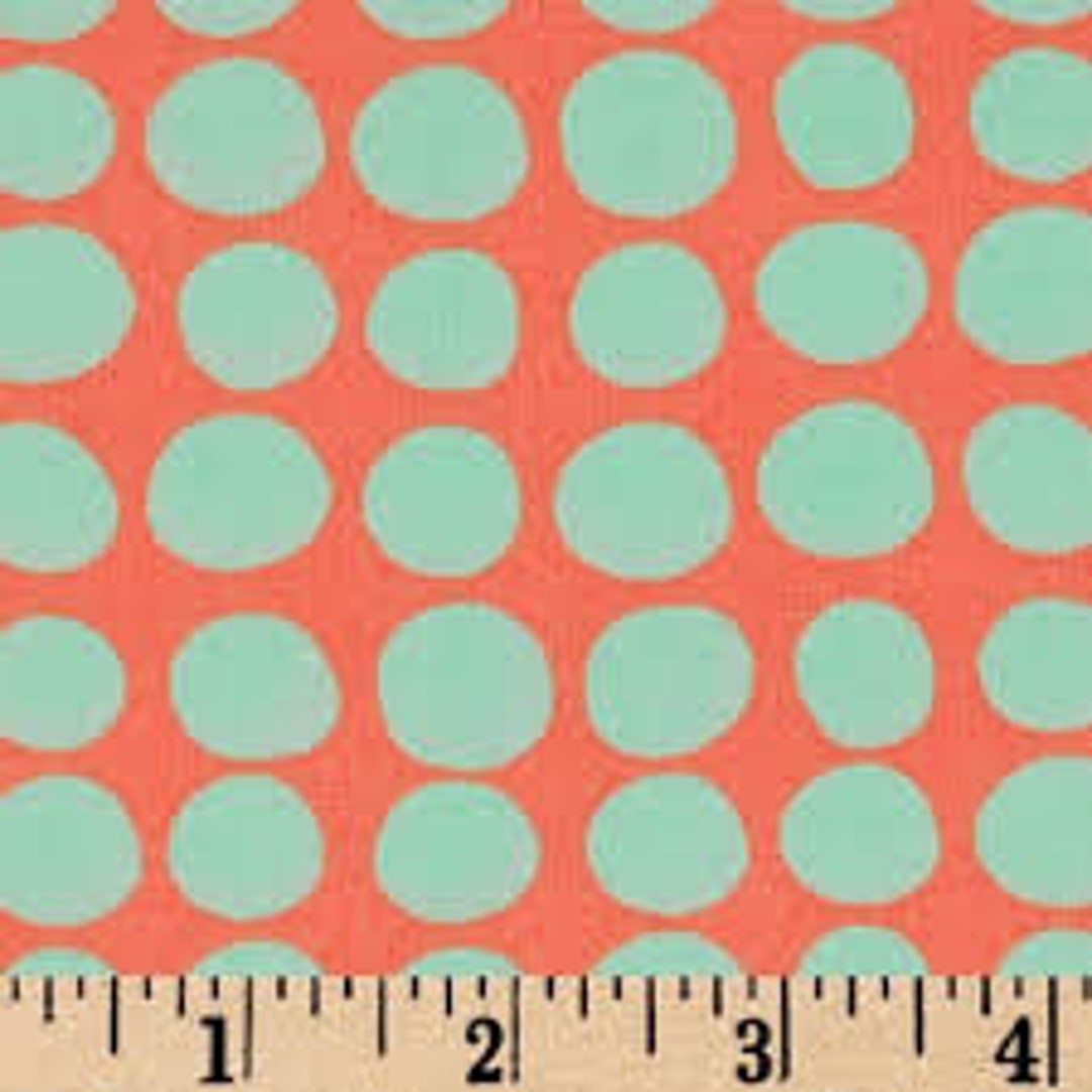 Love Amy Butler 1/2 Yard Sunspots in Tangerine Rowan Westminster OOP Cotton Fabric RARE - Etsy