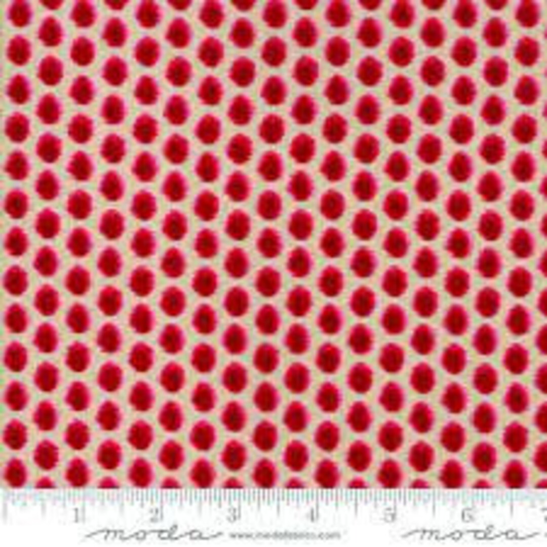La Vie En Rouge 1/2 YARD Red Garance 13827 17 French General - Moda ...