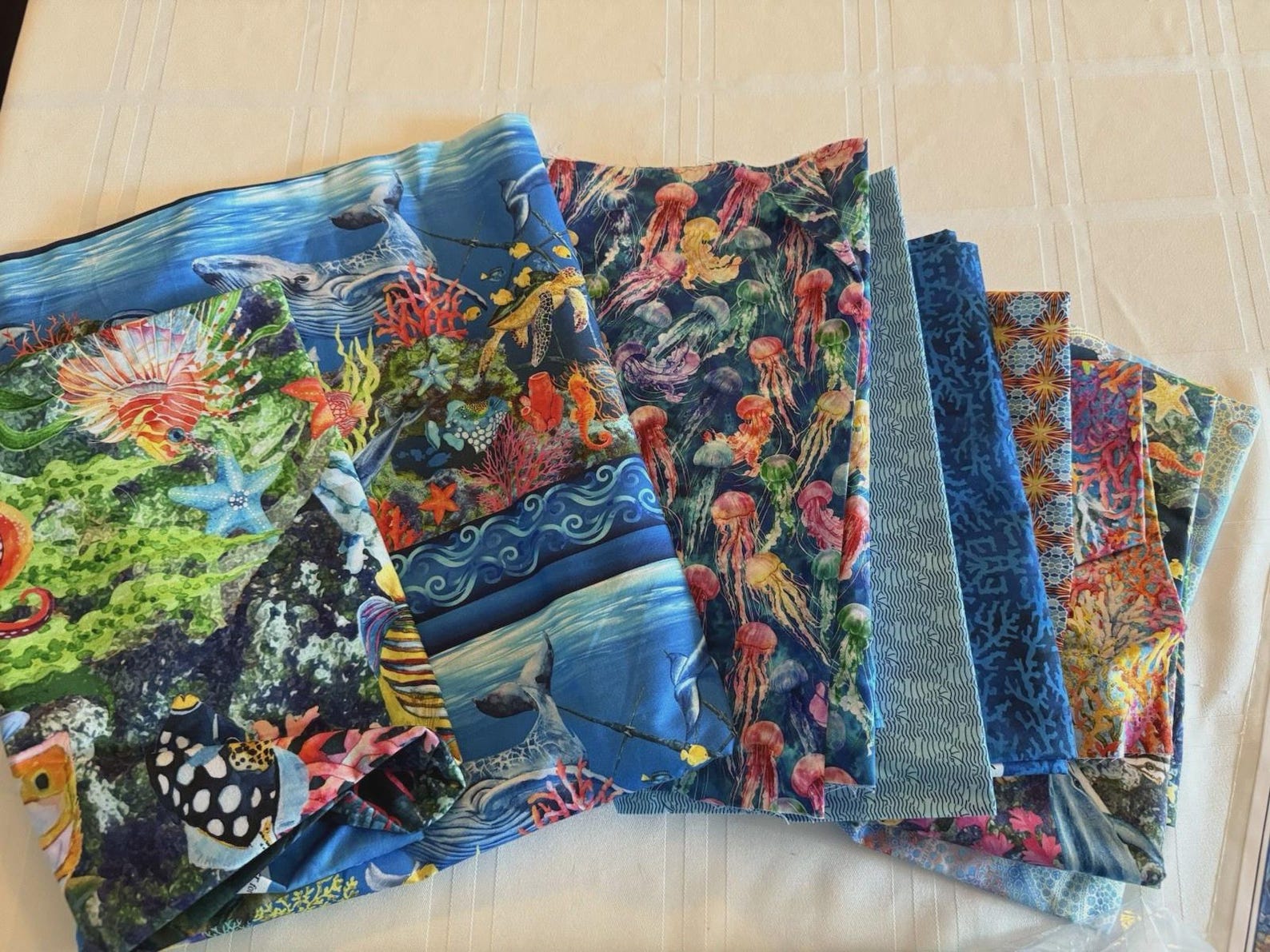 Calypso II Blue Quilt Kit 75x83" Includes BACKING Jason Yenter in the ...