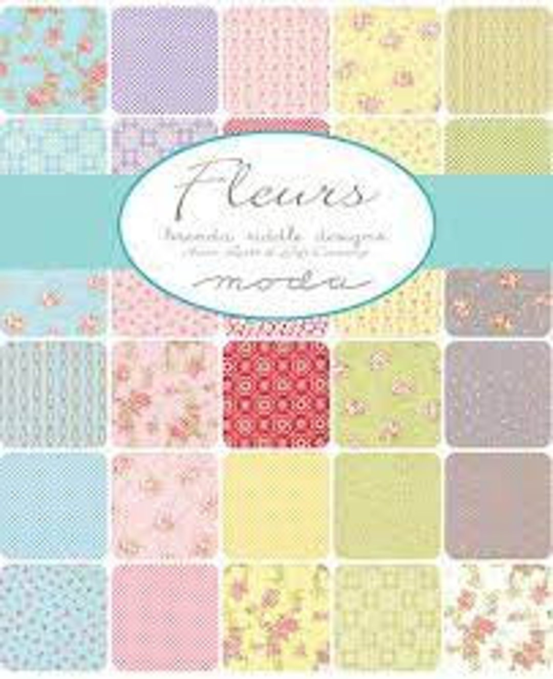 Fleurs Jelly Roll Brenda Riddle - Moda - Out of Print - Precut 100% ...