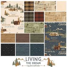 Living the Dream 1/2 Yard Dan Dipaolo Clothworks OUT OF PRINT Cotton ...