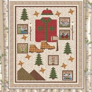 By the 1/2 Yard Explore Deb Strain Canoes on Cream Moda 100% Cotton ...