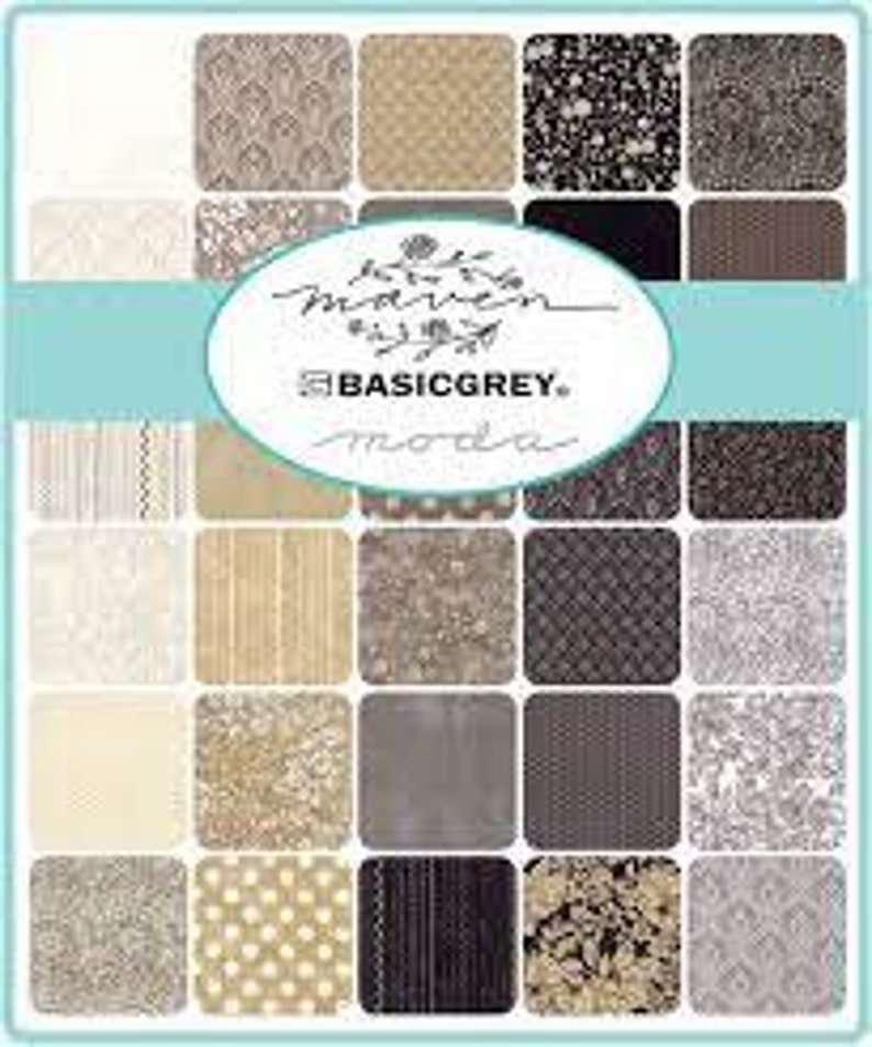 Maven Quilt Kit Basic Grey Moda OUT OF PRINT | Etsy