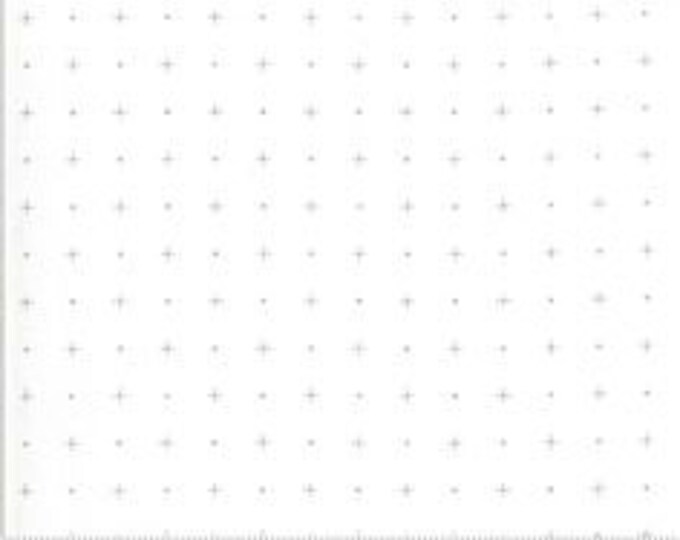 Apricot and Ash Continuous 1/2 Yard Dotty Plus Cloud Ash Corey Yoder of ...