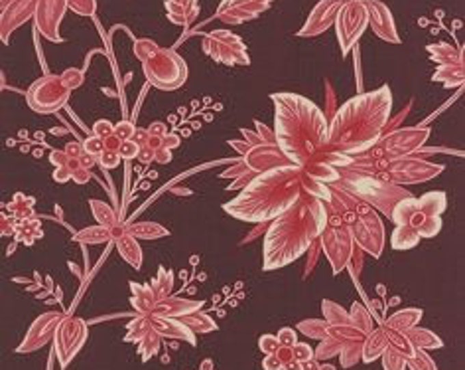 Ville Fleurie Fat Quarter Bordeaux French General - Moda - Out of Print ...