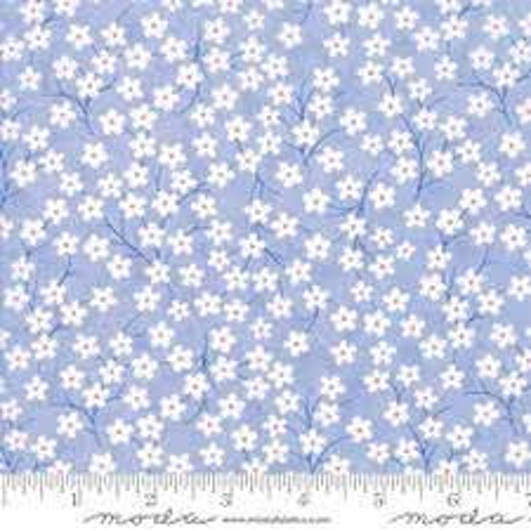 By the 1/2 Yard Flower Sacks Lavender Small Floral Me and My Sister ...