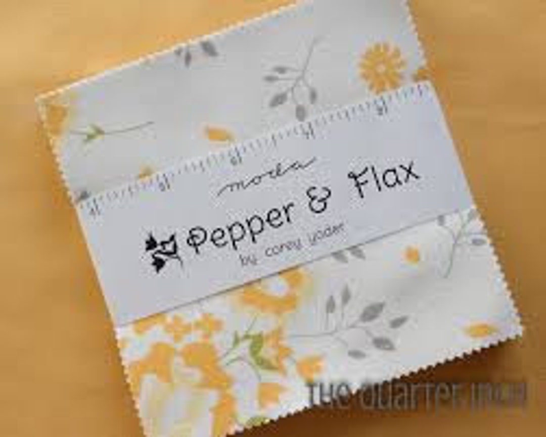 Pepper and Flax Charm Pack 42 Five Inch Squares Corey Yoder Out of Print Moda Precut 100% Cotton ...