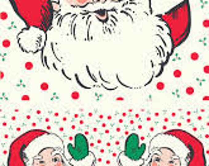 Swell and Sweet Santa Panel 24x44" Urban Chiks Moda OUT OF PRINT Cotton ...