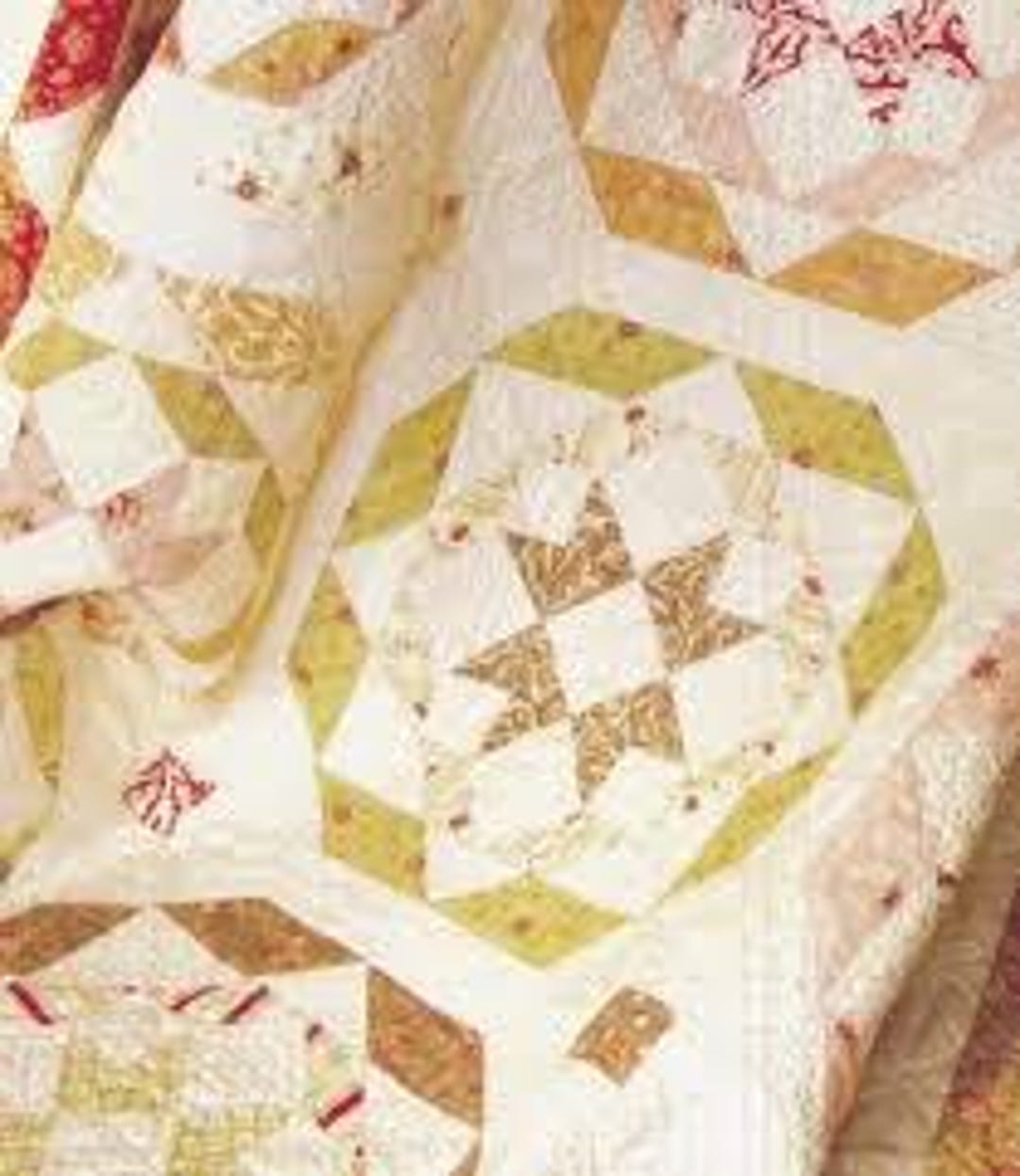 Rosettes Quilt Pattern by Fig Tree 64x64" - Etsy