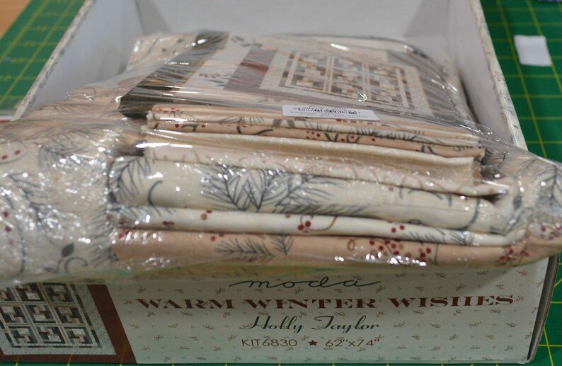 Warm Winter Wishes Quilt Kit 62x74" by Holly Taylor and Doug Leko - Etsy