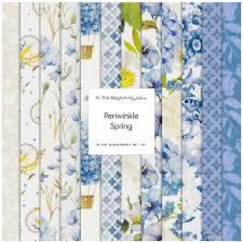 Periwinkle Spring 21x44" Tone on Tone in the Beginning Fabrics - Etsy