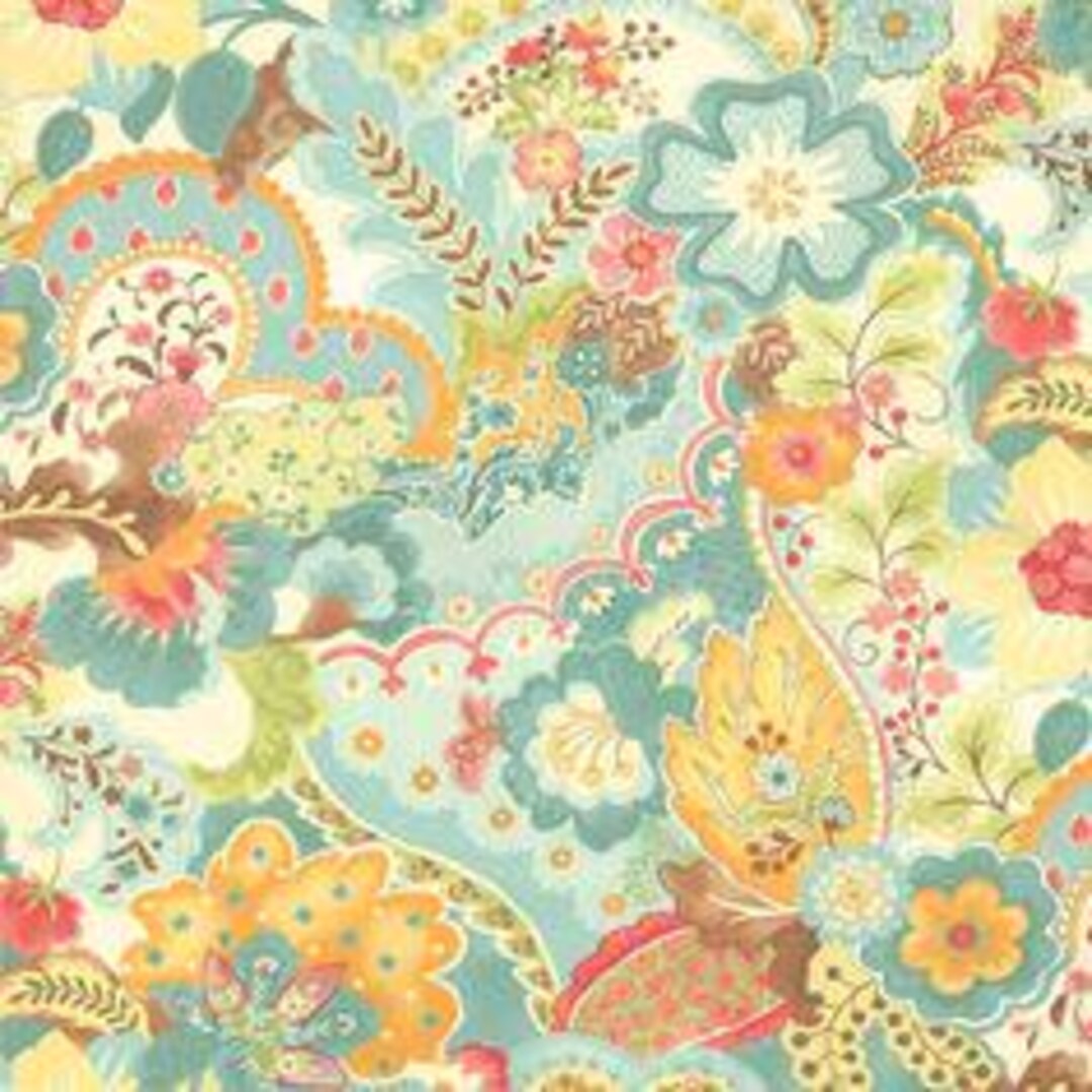 Mimi 16x44" Moda Chez Moi OUT OF PRINT Cotton Pastel Fabric - Etsy
