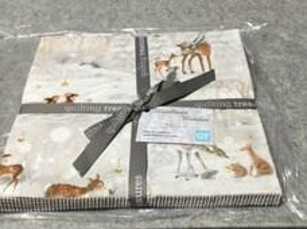 Woodland Wonder Layer Cake Sarah Summers Quilting Treasures Winter Deer ...