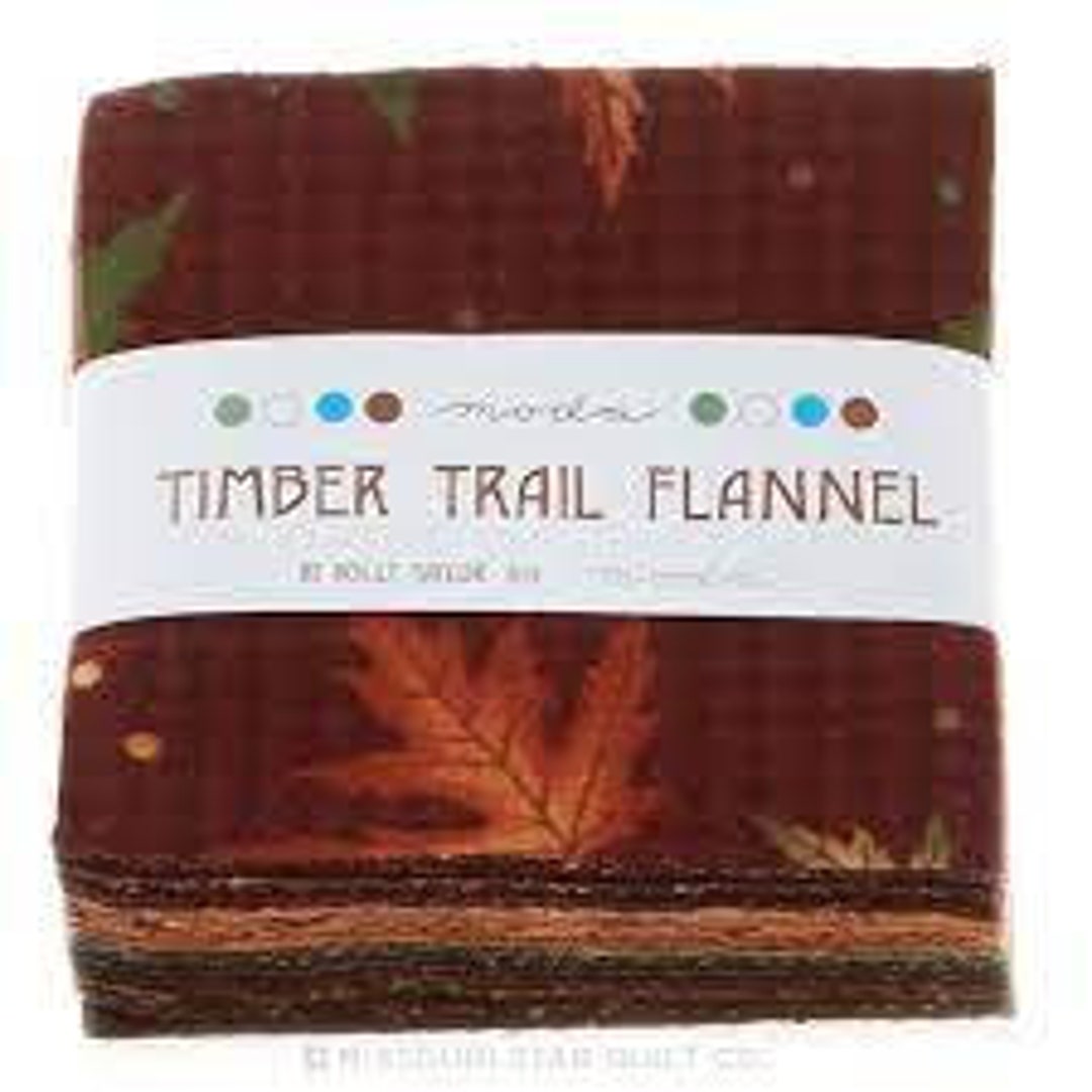 Timber Trail FLANNEL Charm Pack by Holly Taylor for Moda Out of Print ...