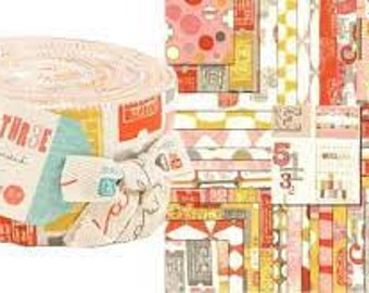 Bramble Cottage Jelly Roll Brenda Riddle Forty 2.5x 44 Moda Out of ...