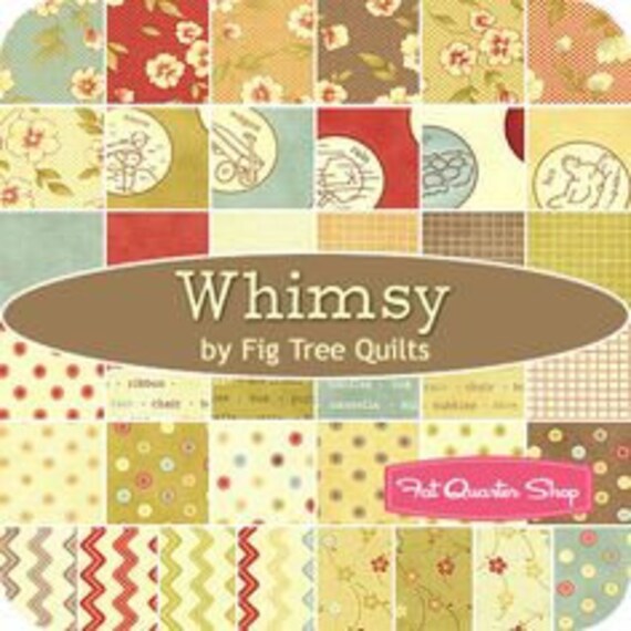Whimsy Layer Cake forty 10 Inch Squares Fig Tree & Co | Etsy