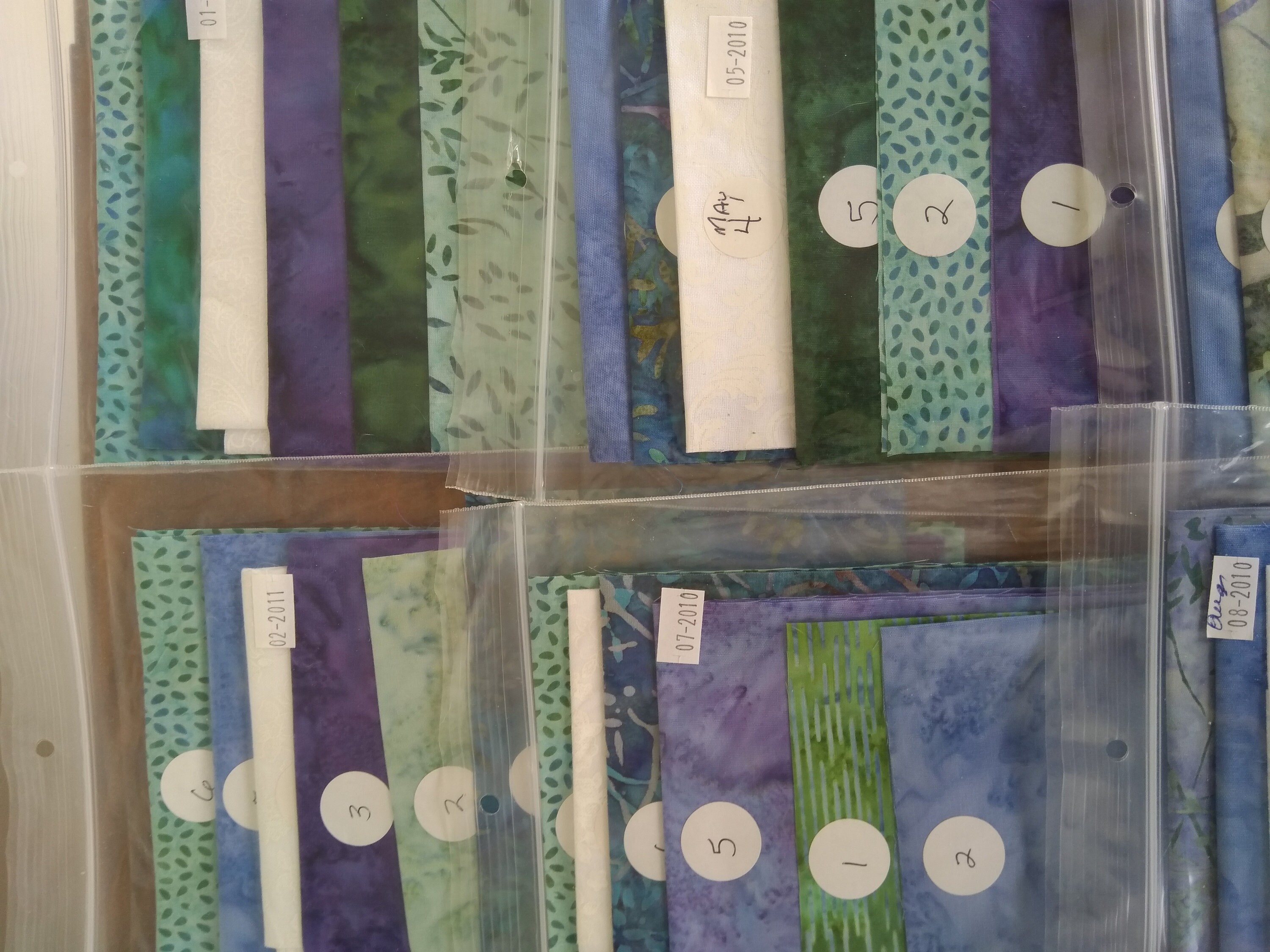 Batik Stars Quilt Kit Block of the Month Green Blue - Etsy