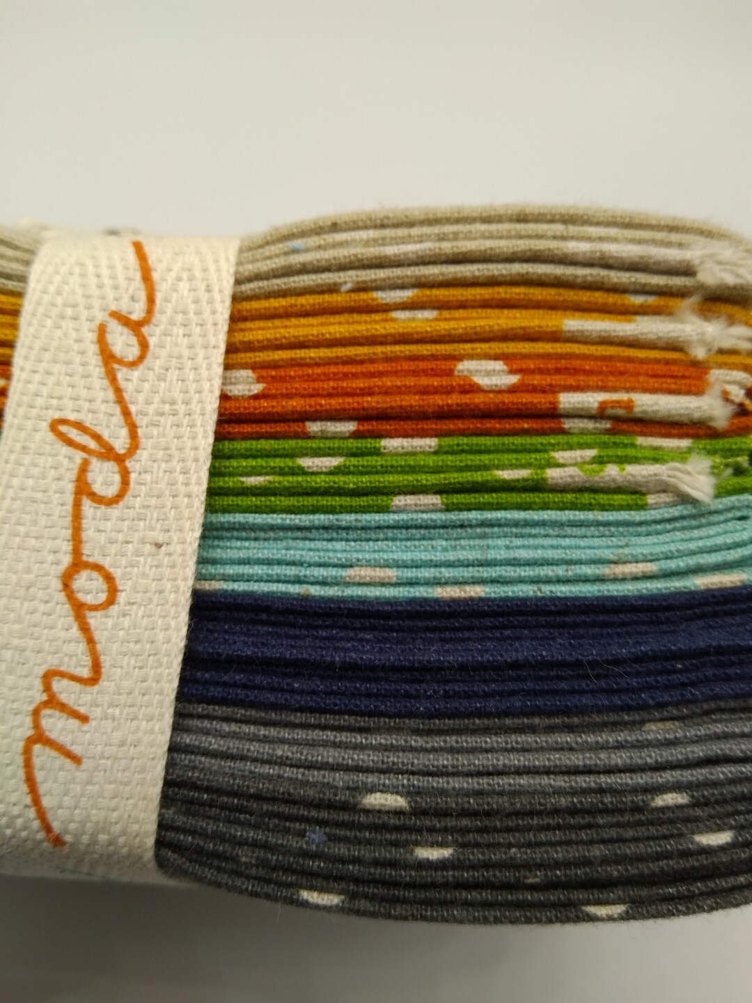 Linen Mochi Dot Fat Quarter Bundle 10 Pcs by Momo for Moda - Out of ...