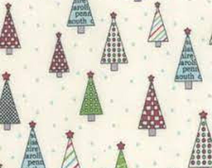 By the 1/2 Yard - Holly's Tree Farm by Sweetwater for Moda - Trees on ...