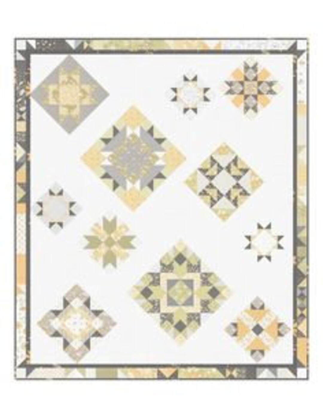 Wingtip Elegance Paper Quilt Pattern Sampler Layer Cake Friendly 60x70 ...