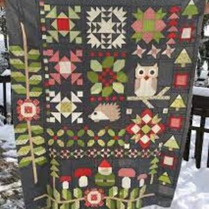 Fig Tree Woodland Wonderland Quilt Kit 52x60" Moda Christmas Figs II Fabric Holiday - Etsy