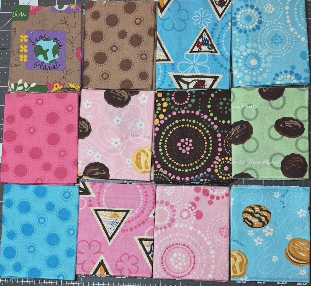 Girl Scouts of America Fat Quarter Bundle, 12pcs by Robert Kaufman OOP ...